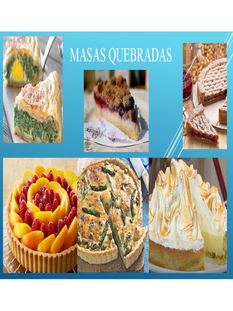 Presentación Masas Quebradas | PDF | Mantequilla | Masa
