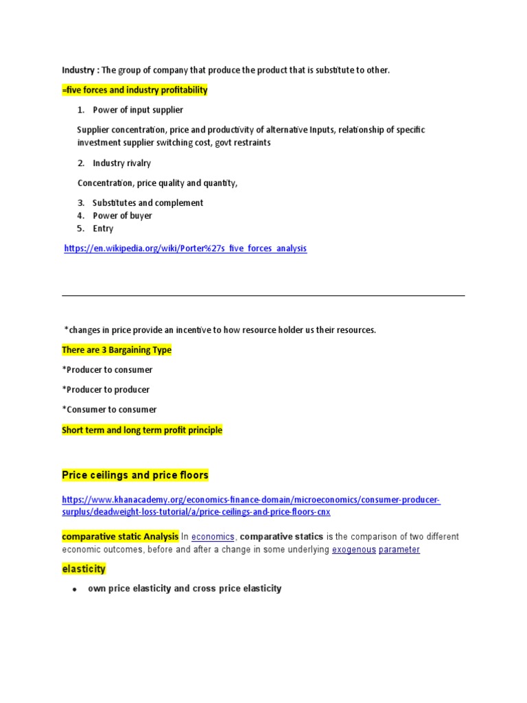 Economic and Finance Theory Lecture 1 | PDF | Finance & Money Management