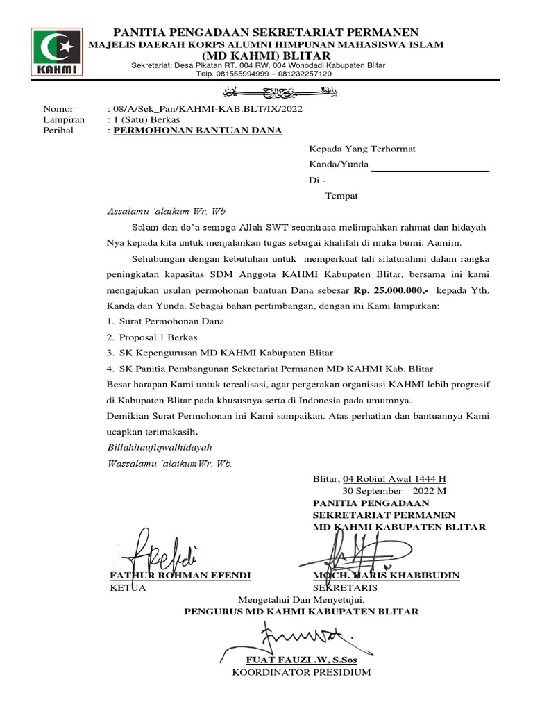 Proposal Pengajuan Sarana Prasarana Fix | PDF