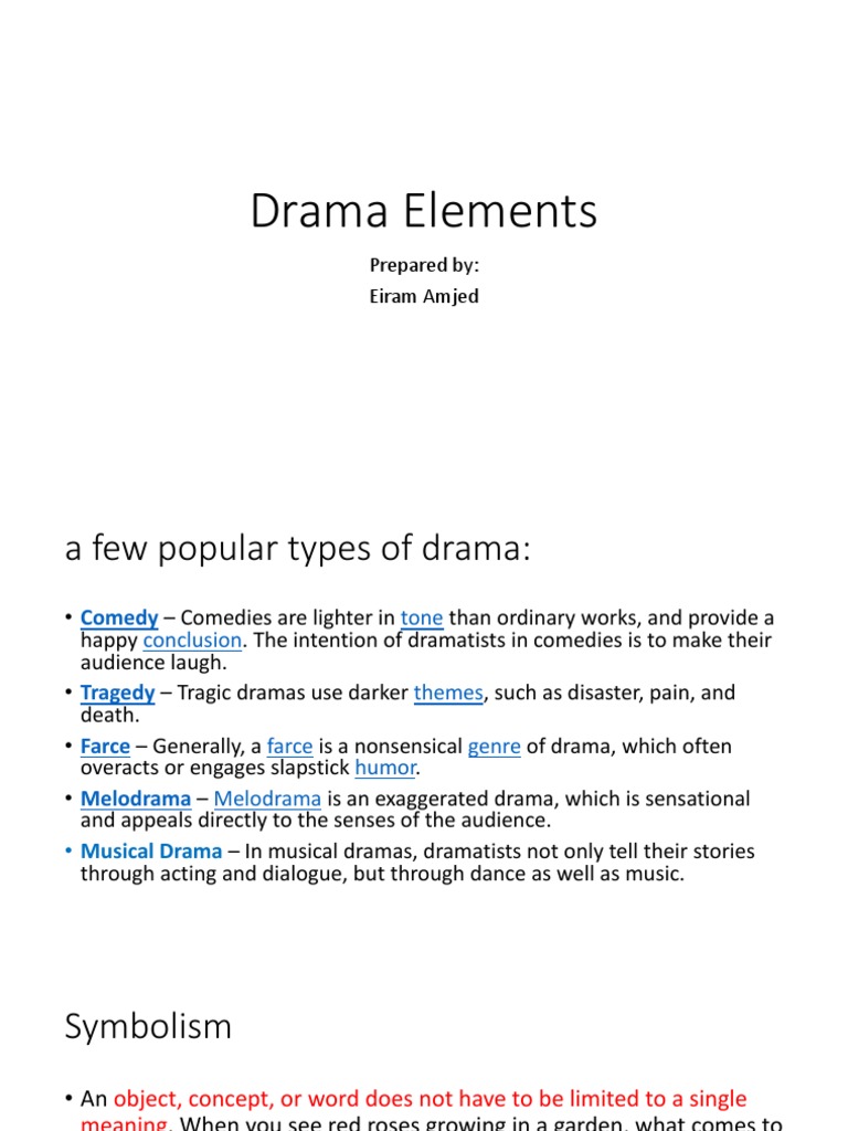Key Elements of Drama Explained | PDF | Allegory | The Chronicles Of Narnia