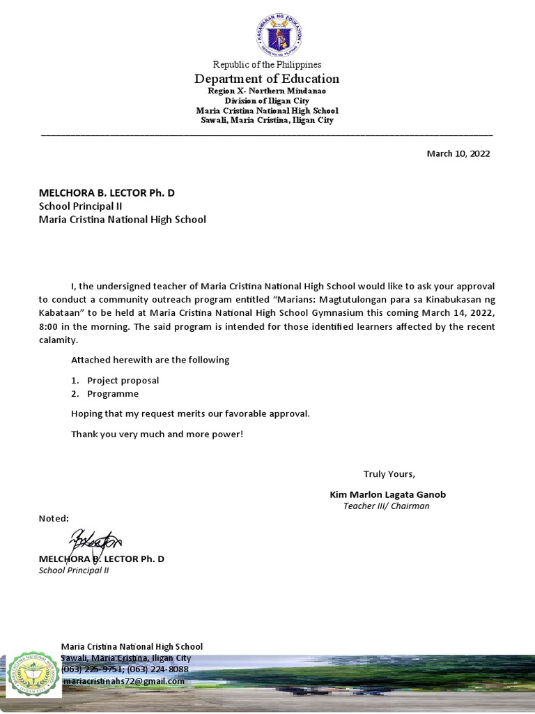 Accomplishment Report Out Reach Program 1 | PDF