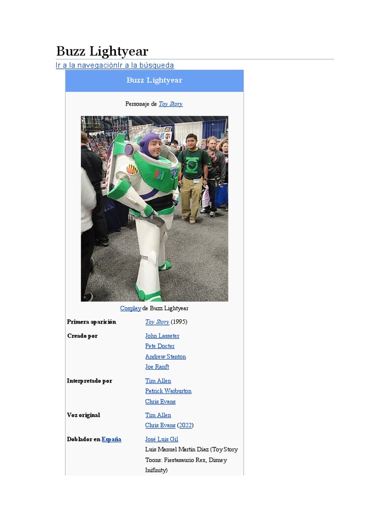 Buzz Lightyear | PDF