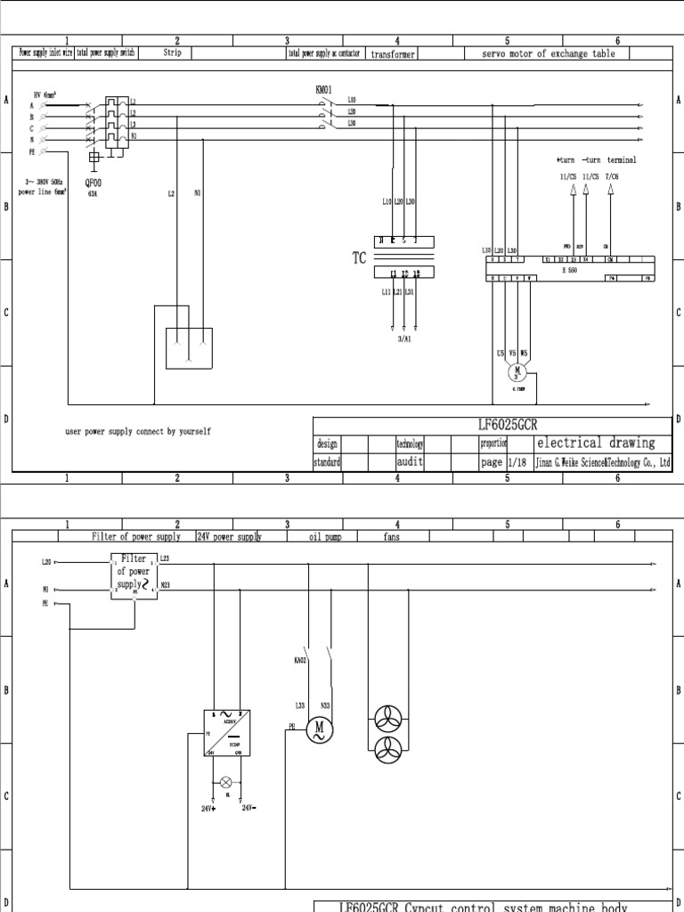 Electrical Schematic Cypcut Control | PDF