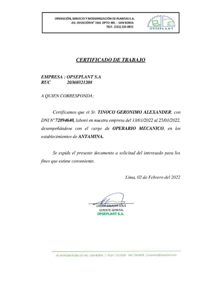 Alexander Tinoco | PDF