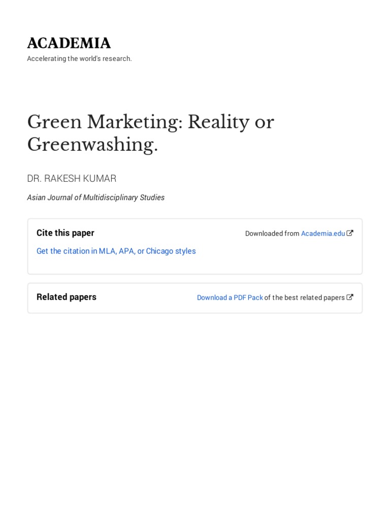 RP - 16 With Cover Page v2 | PDF | Green Building | Marketing