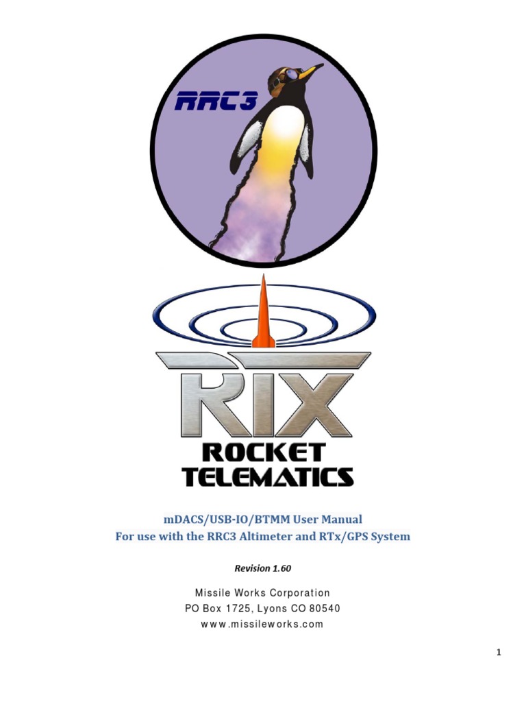 User Manual for the mDACS/USB-IO Data Acquisition System and Bluetooth ...