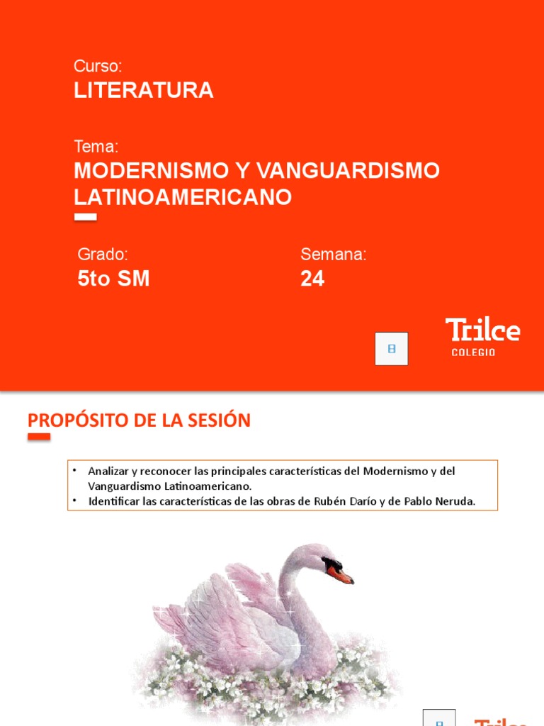 LI - 5to SM - Modernismo y Vanguardismo Latinoamericano - AUDIO | PDF ...