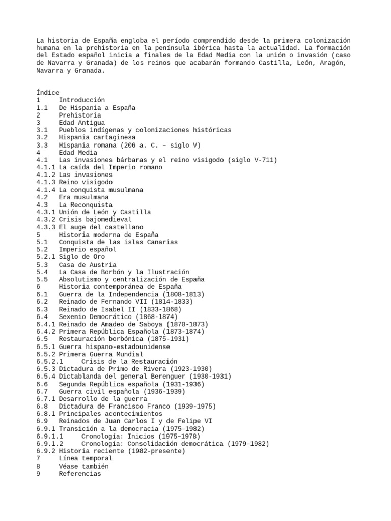 Historia De España Pdf España Imperio Español