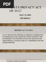 Data Privacy Act 2012 Implementation Rules | PDF | Privacy | Information