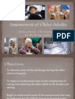 Geriatric Assessment Overview | PDF | Geriatrics | Dementia