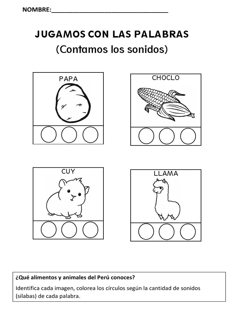 Jugamos Con Las Palabras | PDF