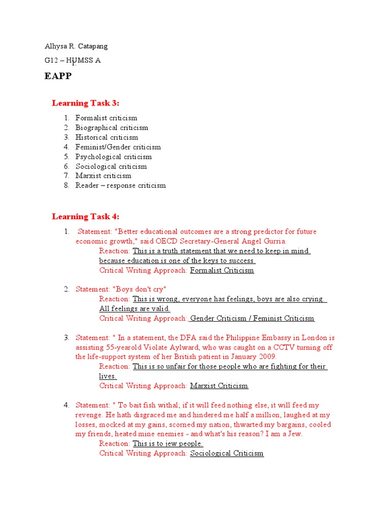 Eapp Week 5 | PDF | Psychology