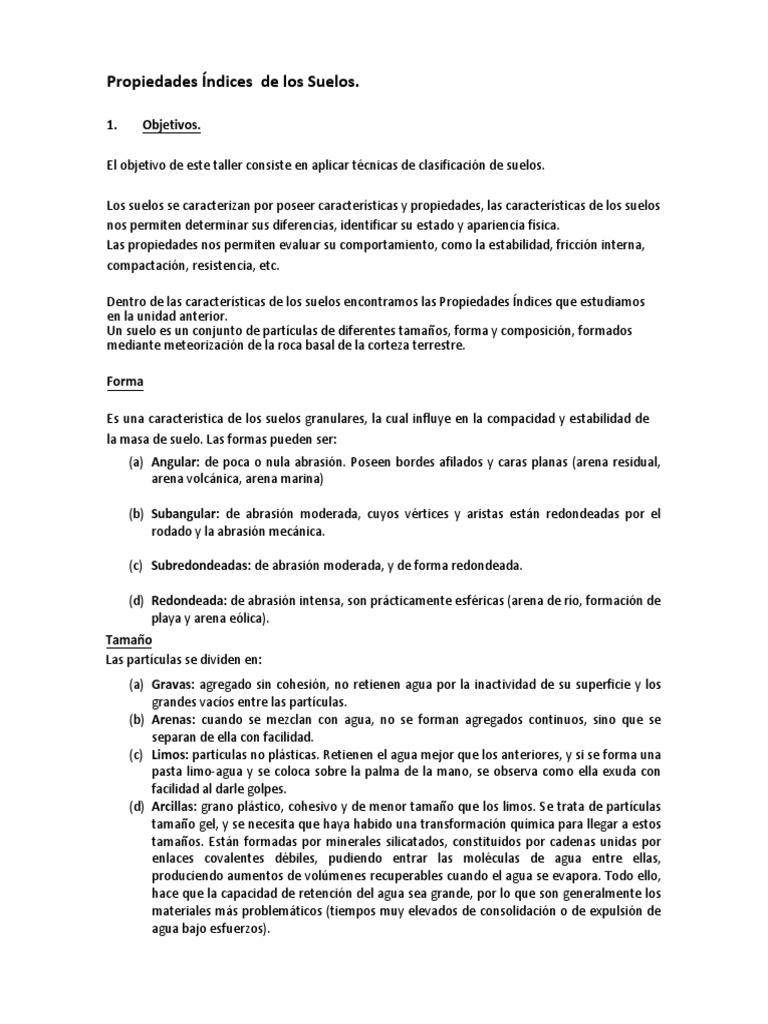 Clasificacion - de - Suelos y EJERCICIOS | PDF | Suelo | Arena