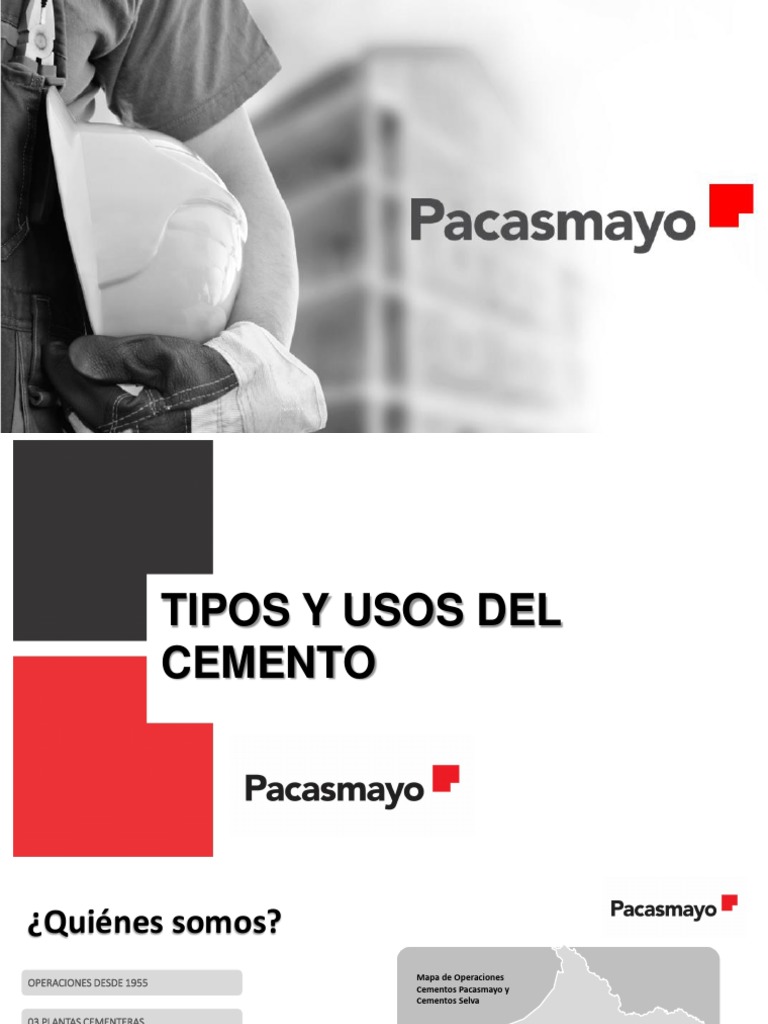 Tipos y Usos Del Cemento Pacasmayo | PDF | Cemento | Fundación (Ingeniería)