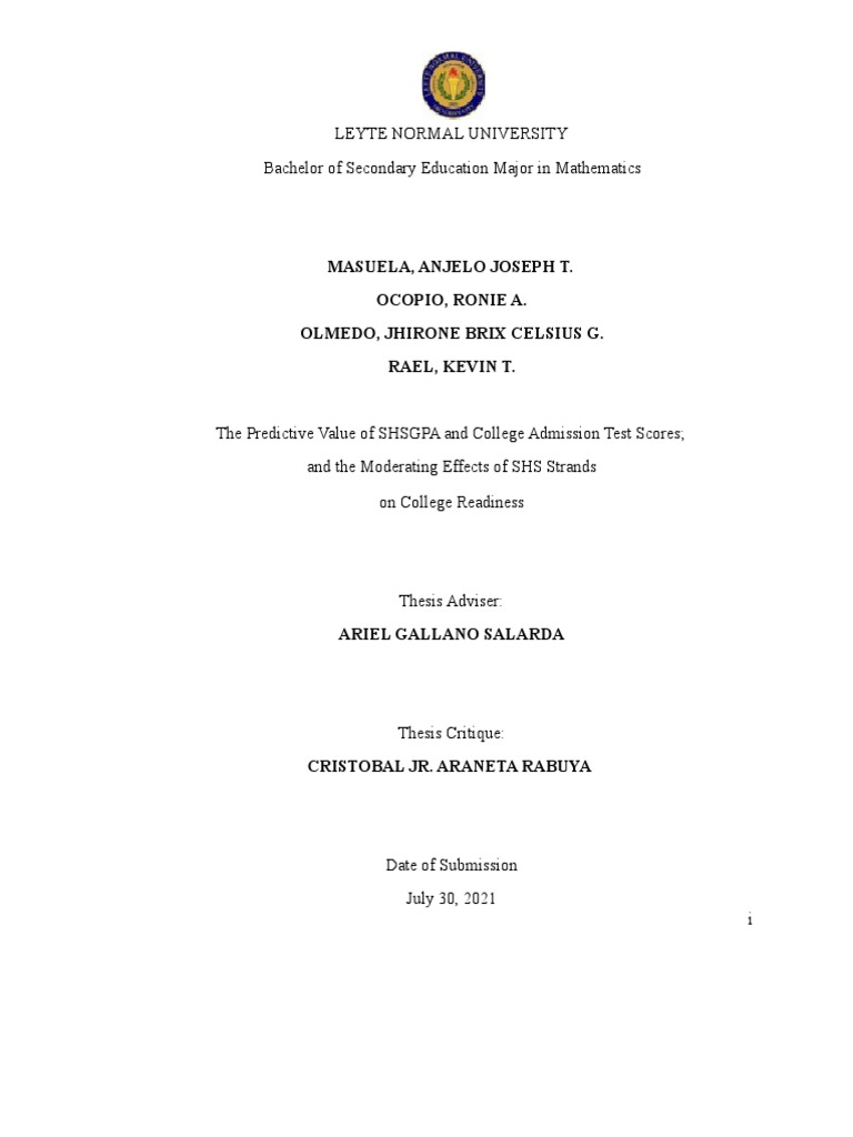 SM21-Research Proposal Manuscript (Masuela Ocopio Olmedo &rael) | PDF | Regression Analysis ...