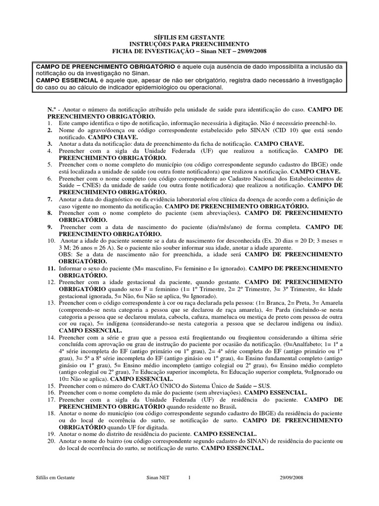 Gestante Sifilis v5 Instr | PDF | Especialidades médicas | Ciências da ... Gestante Sifilis v5 Instr | PDF | Especialidades médicas | Ciências da ...