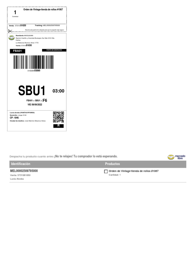 Shipment Label | PDF