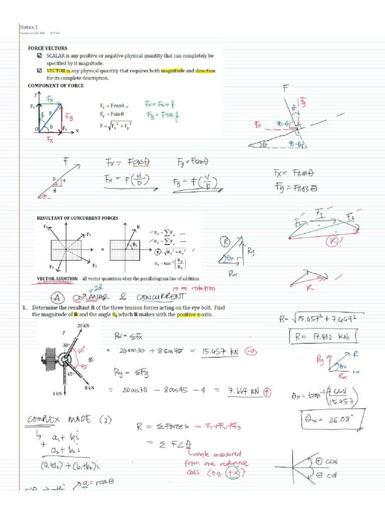 Statics 1 Pdf