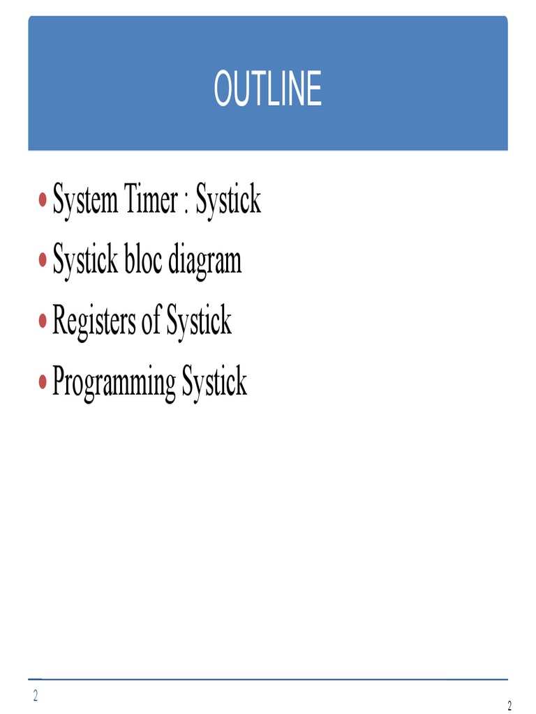 Systick Timer | PDF