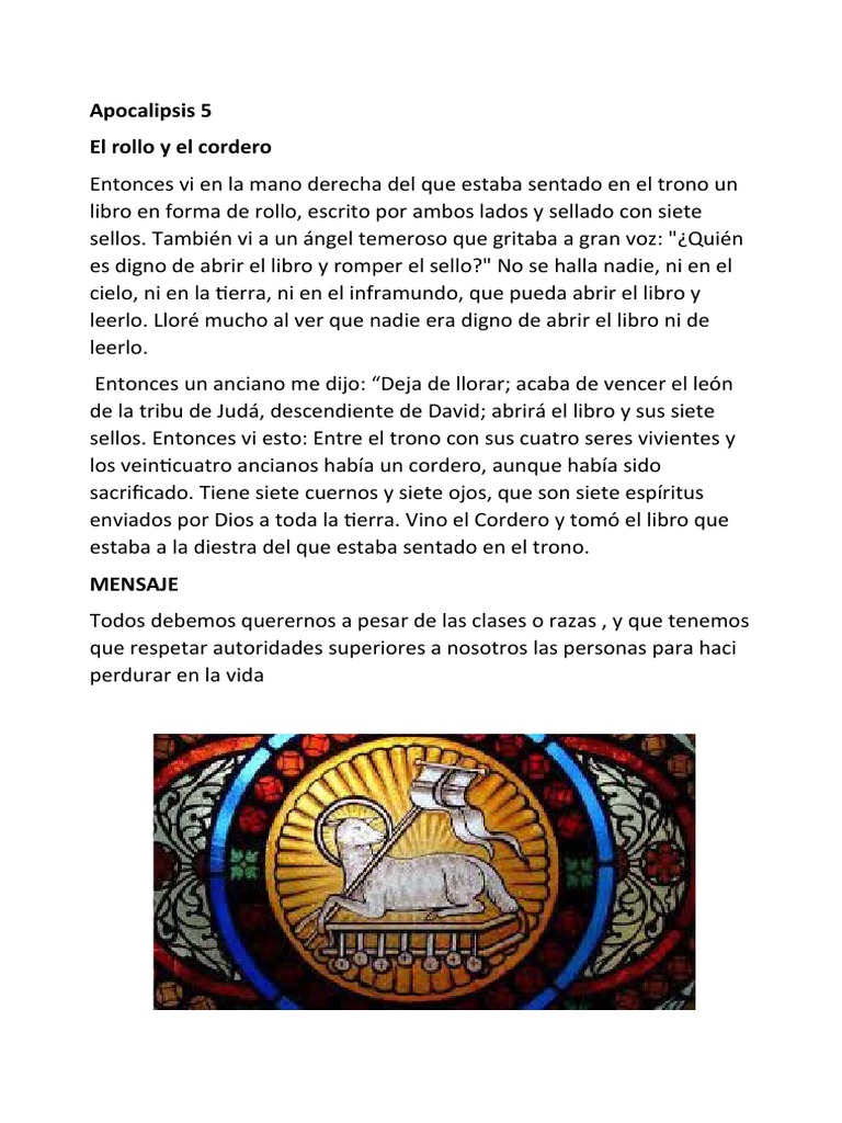 Apocalipsis 5 | PDF