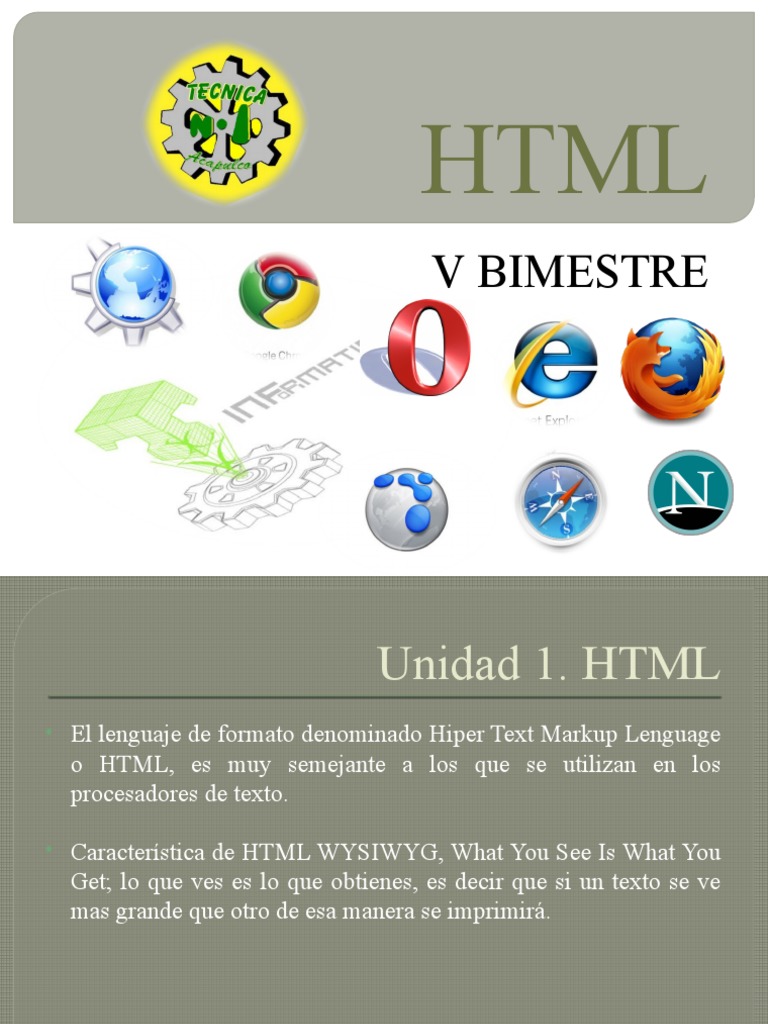 HTML | PDF | HTML | Informática