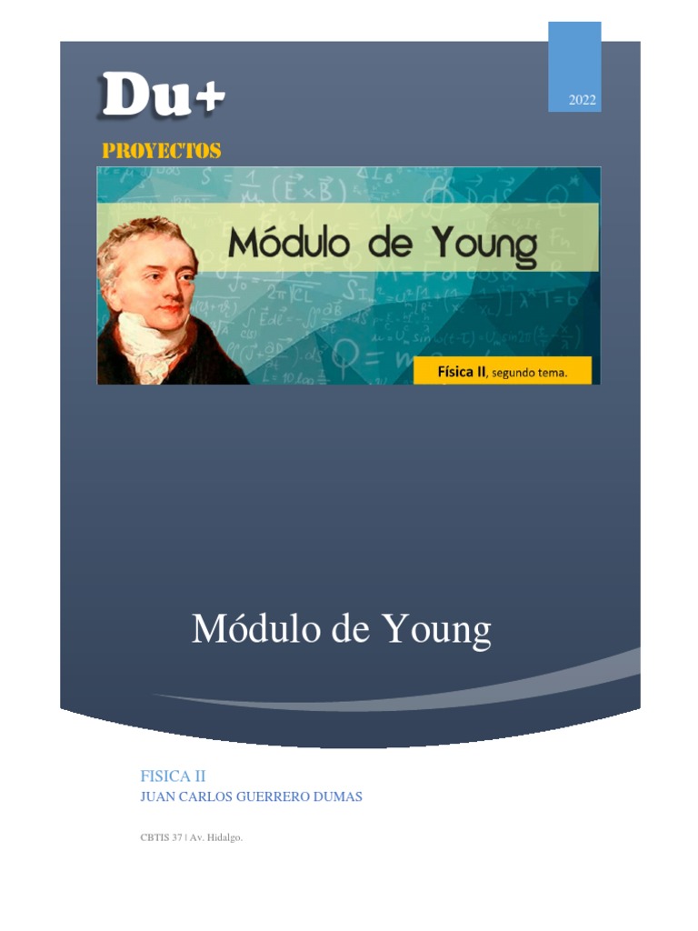 Modulo de Young Rev2 | PDF | El módulo de Young | Elasticidad (Física) Modulo de Young Rev2 | PDF | El módulo de Young | Elasticidad (Física)
