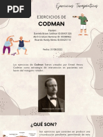 Ejercicios de Codman | PDF | Hombro | Sistema musculoesquelético