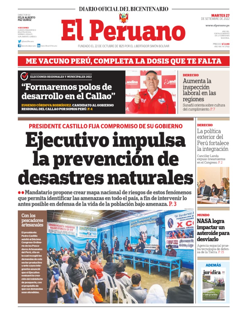 Diario Peruano | PDF | Perú | Hospital