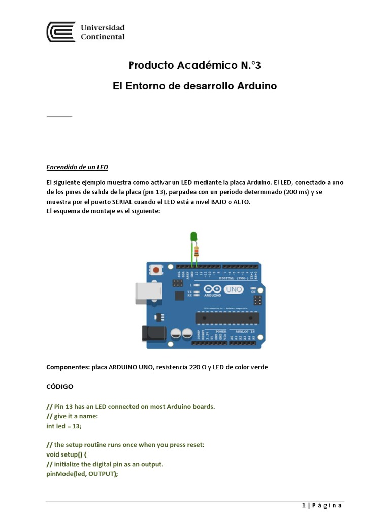 PA3 Arquitectura Computador PDF | PDF | Arduino | Software