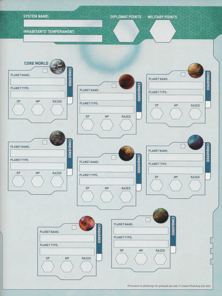 Tau System Crusade Card | PDF