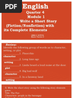 English: Appraising The Unity of Plot, Setting, and Characterization | PDF | Plot (Narrative)
