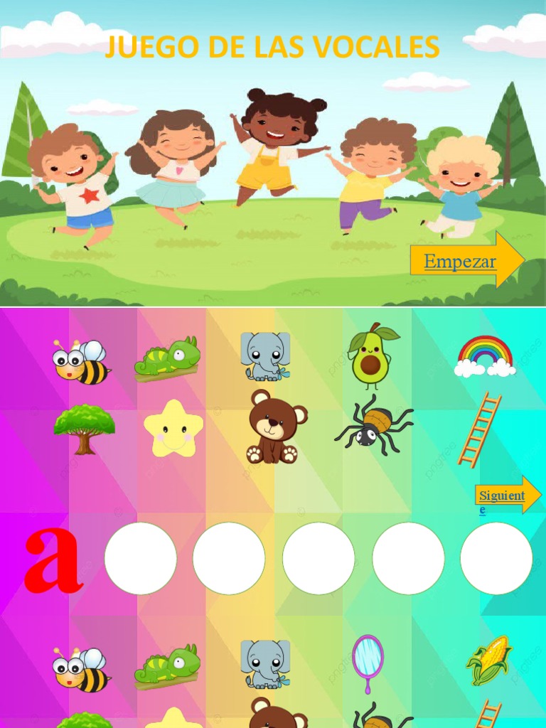 Juego Vocales | PDF