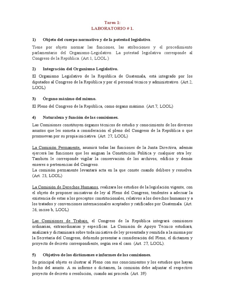 Introducción Al Derecho I - Laboratorios - Lic. Huitz | PDF | Veto ...