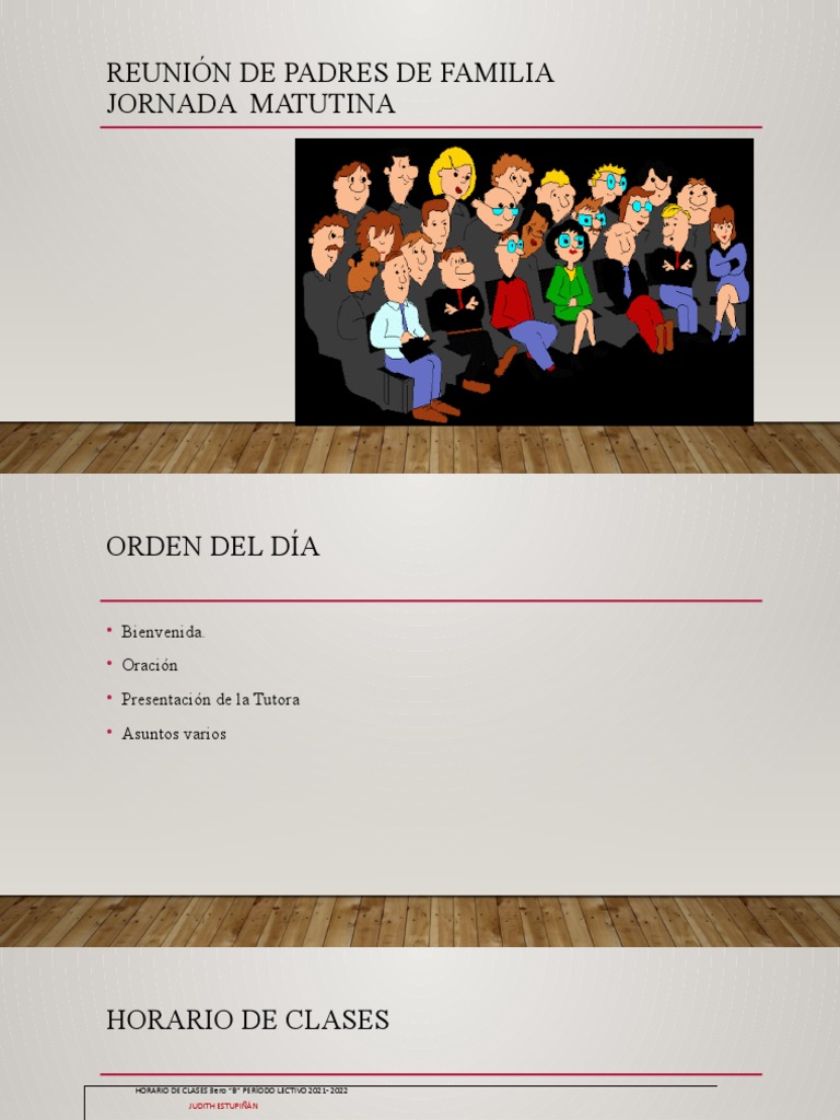 Reunión de Padres de Familia | PDF