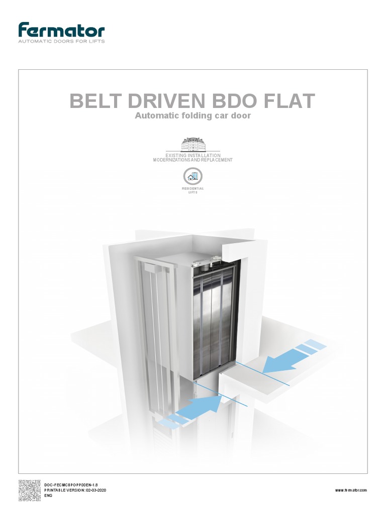 Automatic Folding Doors BDO Flat Download | PDF | Belt (Mechanical) | Door