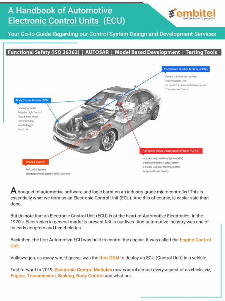ECU Handbook | PDF