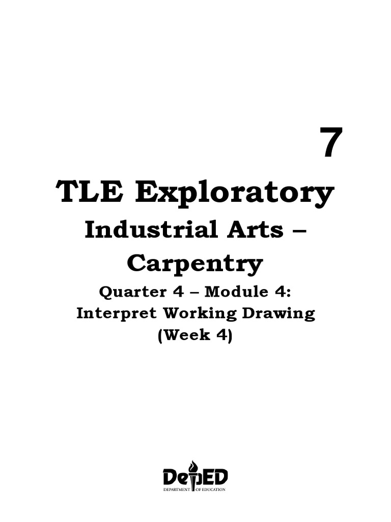 TLE-Carpentry7 Q4M4Week4 PASSED NoAK | PDF | Technical Drawing | Drawing