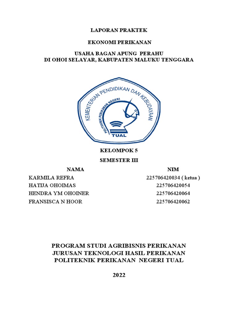 Bagan 1 Perahu Samjar | PDF