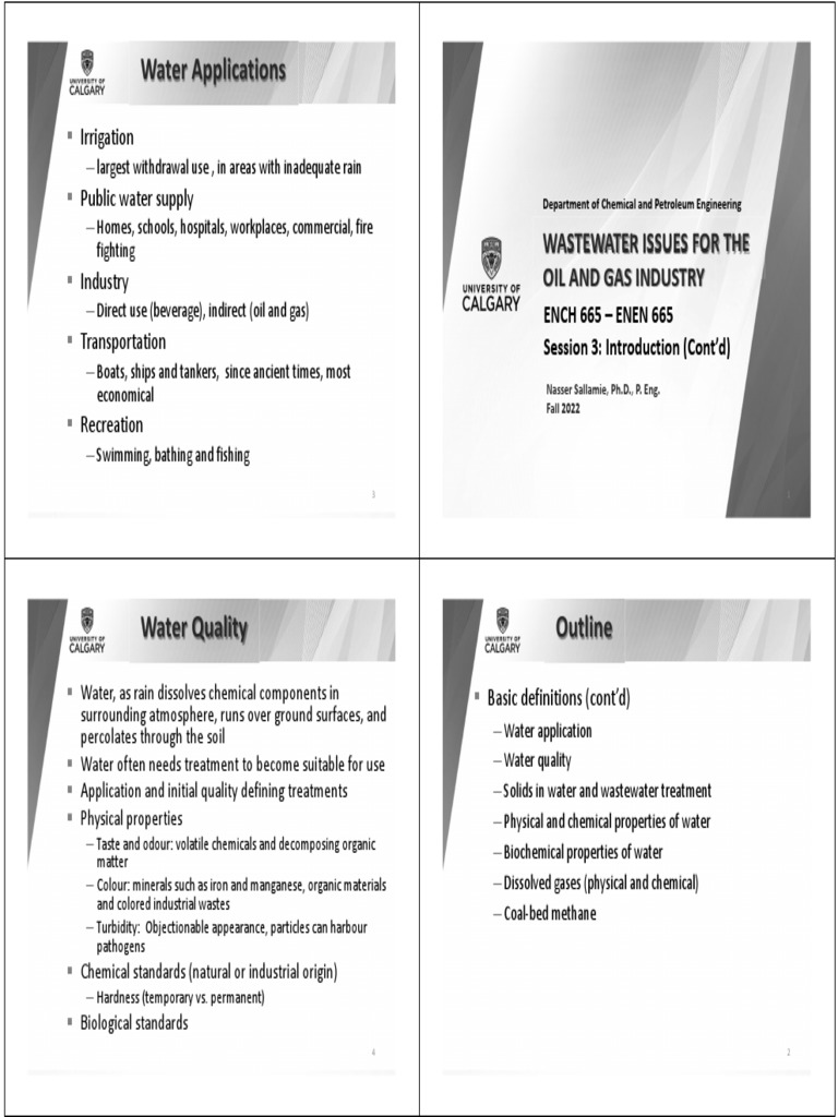 ENCH 665 Session 3, Introduction | PDF | Total Organic Carbon | Coalbed ...