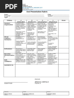 Performance Task Scoring Rubric | PDF | Rubric (Academic) | Cognition