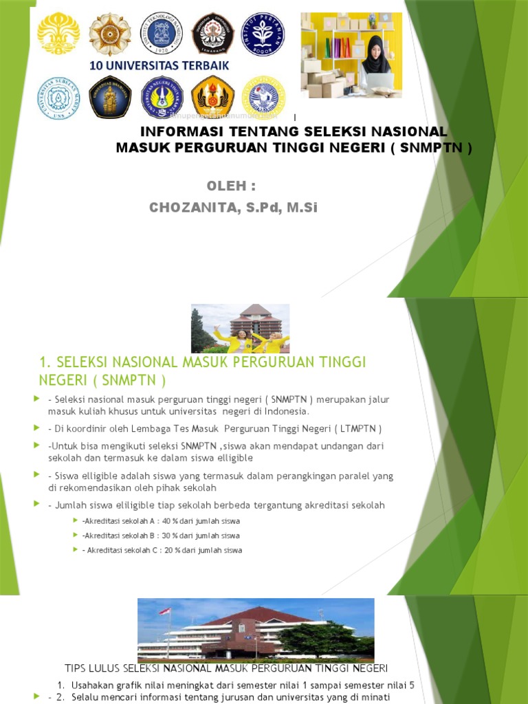 Tips Lulus SNMPTN 2023 | PDF