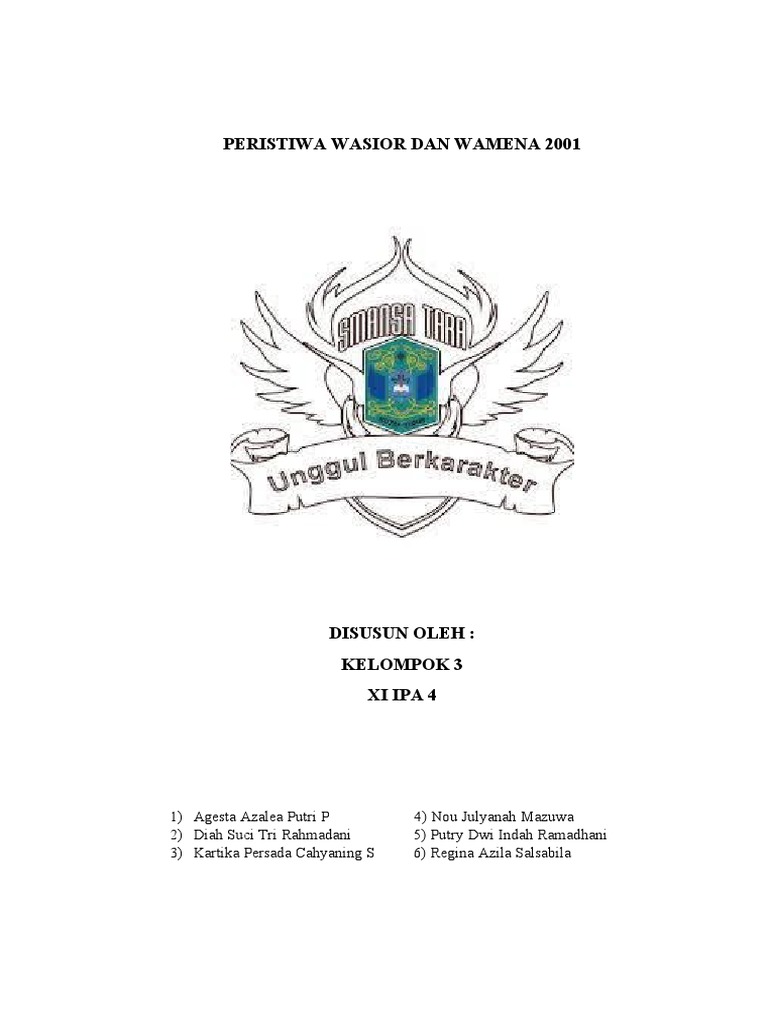 Peristiwa Wasior & Wamena 2001 | PDF