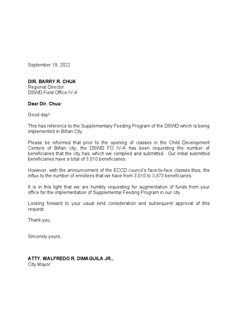 Request For Augmentation | PDF