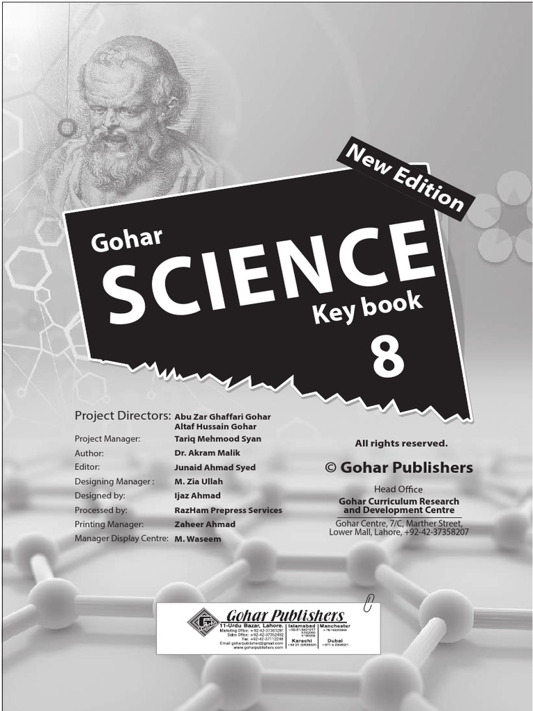 Gohar Science 8 New Edition Key Book_compressed | PDF | Mitosis | Genetic Engineering