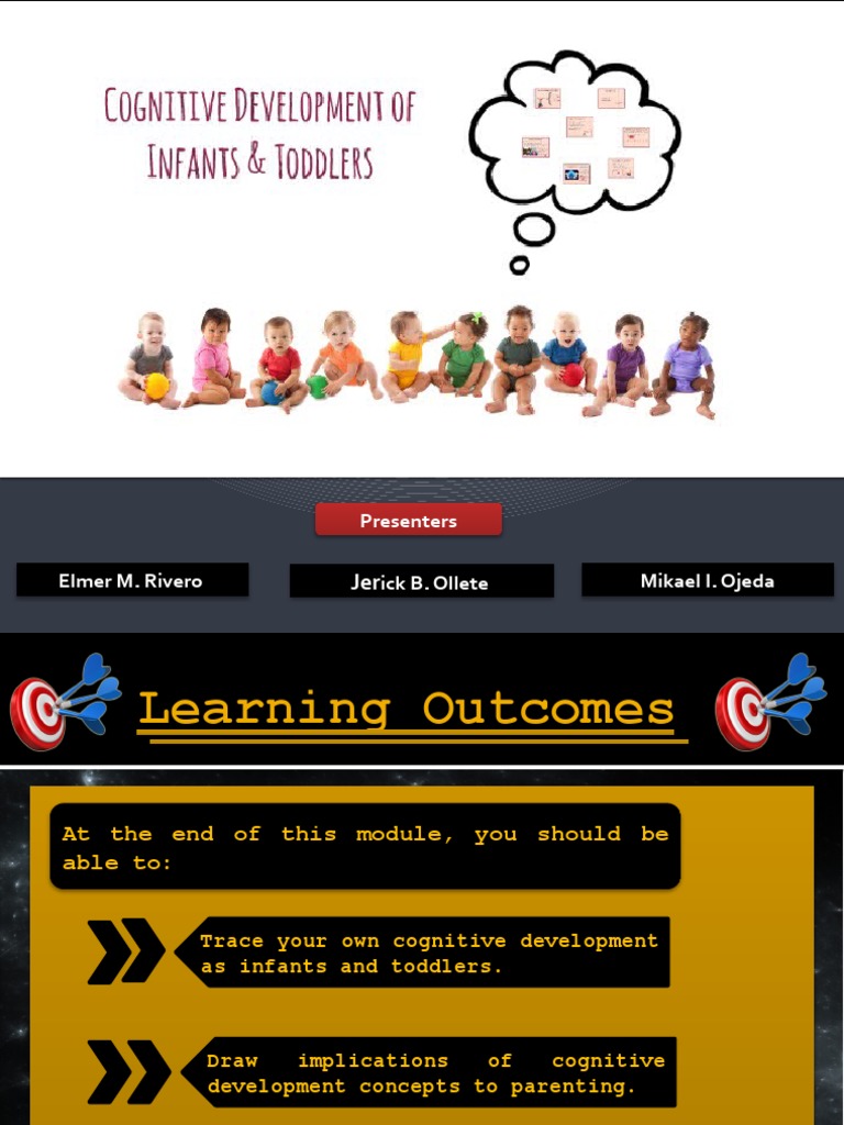 Cognitive Development of Infants and Toddlers | PDF | Cognitive Development | Language Acquisition