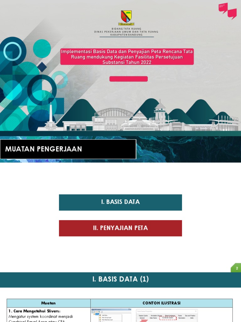 Basis Data Peta Rencana | PDF