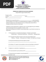 Feedback Form For Parents and Learners | PDF