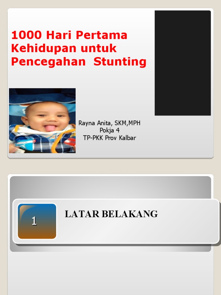 MATERI PKK Stunting STG | PDF