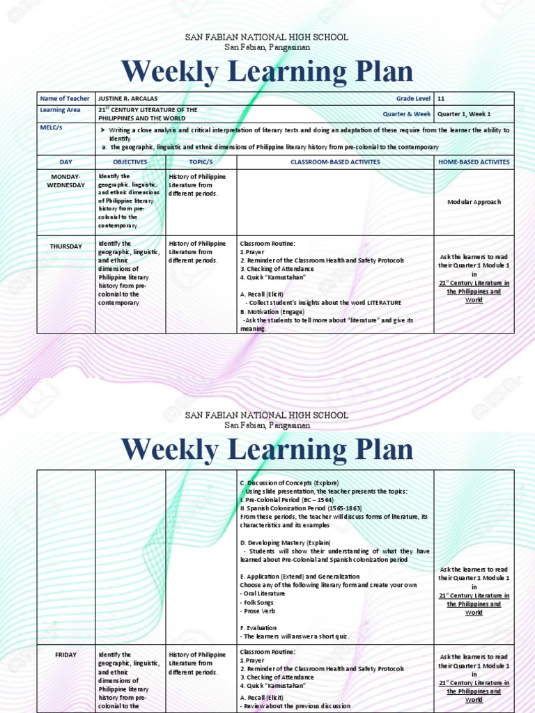 WLP Eapp Q1 | PDF | Learning | Teachers WLP Eapp Q1 | PDF | Learning | Teachers