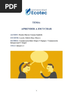 Tipos de Escucha | PDF | Atención | Empatía